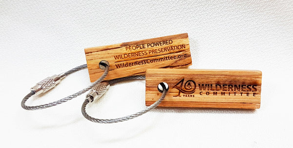 Upcycled Chopstick Keychain - Wilderness Committee